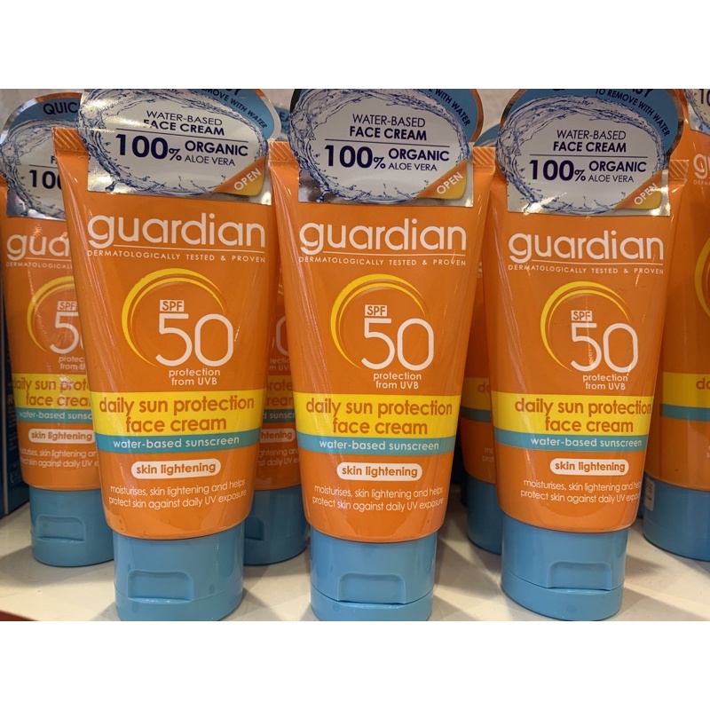 Jual Guardian Sunscreen Daily Sun SPF 50 Protection From UVB | Shopee Indonesia