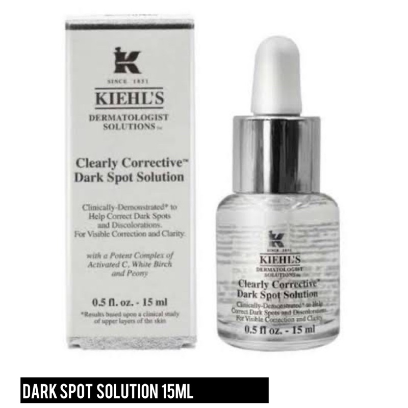 Jual Kiehl’s Clearly Corrective Dark Spot Solution 15ml With Box ...
