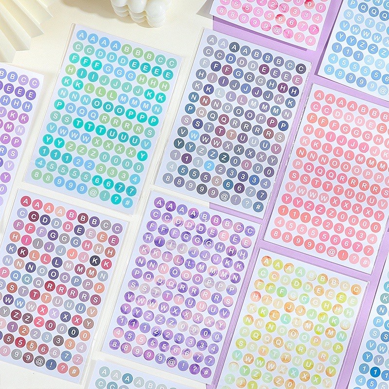 Jual 4 Lembar / Pack Alphabet Deco Decoration Sticker Stiker Deco Huruf ...