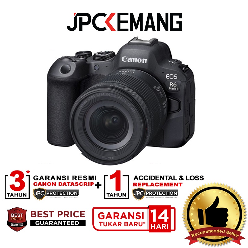 Jual Canon EOS R6 Mark II kit 24-105mm f4-7.1 IS STM Canon R6 II 24-105 ...