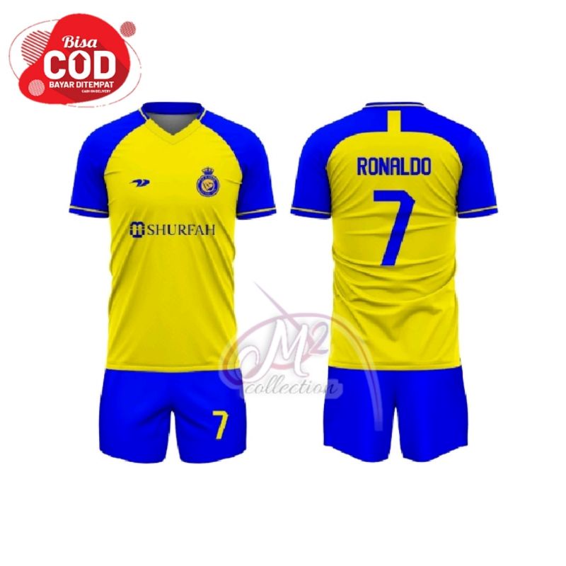 Jual Jersey Ronaldo Al Nassr SHURFAH Fantasy Baju Sepak Bola 2022-2023 ...