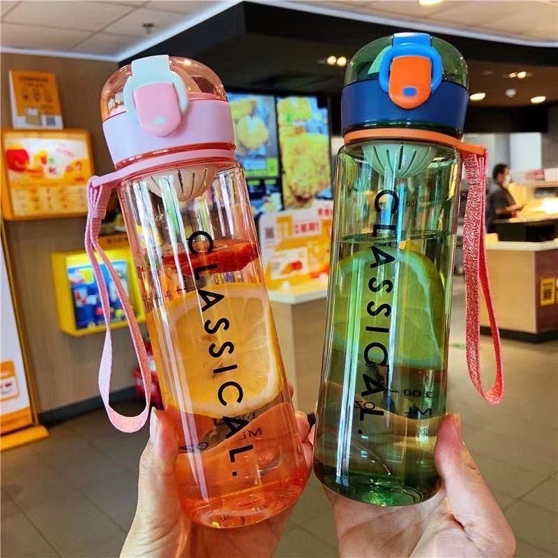 Jual Botol Minum Plastik 800ml Botol Classical Smosi Clip Up | Shopee ...