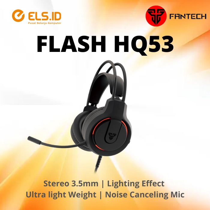 Jual Fantech Flash HQ53 Headset Gaming Stereo 3.5mm | Shopee Indonesia