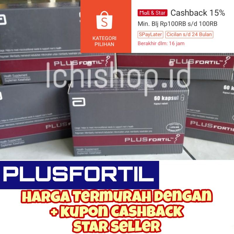 Jual Plusfortil Kapsul - Plus Fortil - IchiShop | Shopee Indonesia