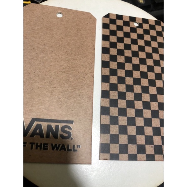 Jual Hangtag label vans brown label tag vans brown name tag vans brown ...