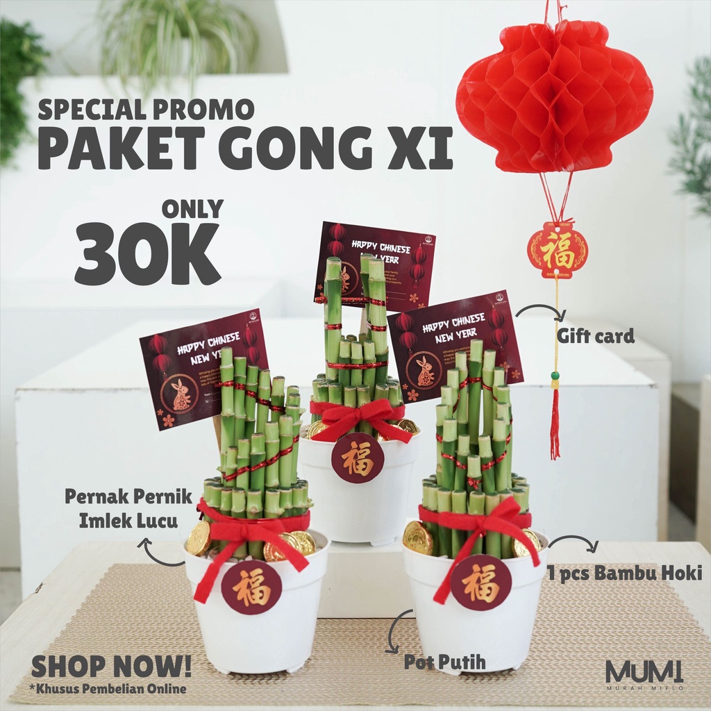 Jual Paket Gong Xi Special Imlek - Bambu Hoki | Shopee Indonesia