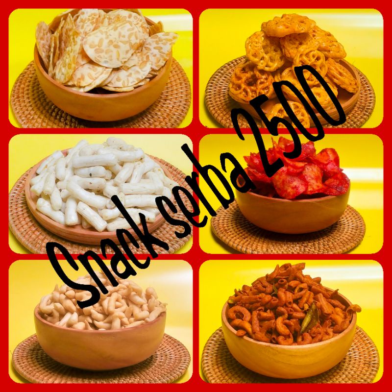 Jual Snack camilan serba 2500 / makanan ringan / cemilan kiloan ...