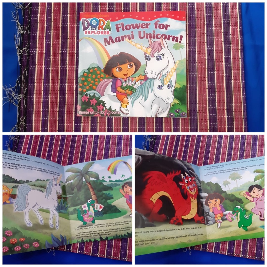 Jual Flower for Mami Unicorn Dora the Explorer dwibahasa buku anak ...