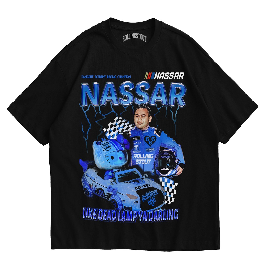 Jual Rollingstout Tshirt - King Nassar | Vintage Nascar | Kaos Band | BAJU MUSIK METAL ROCK ...