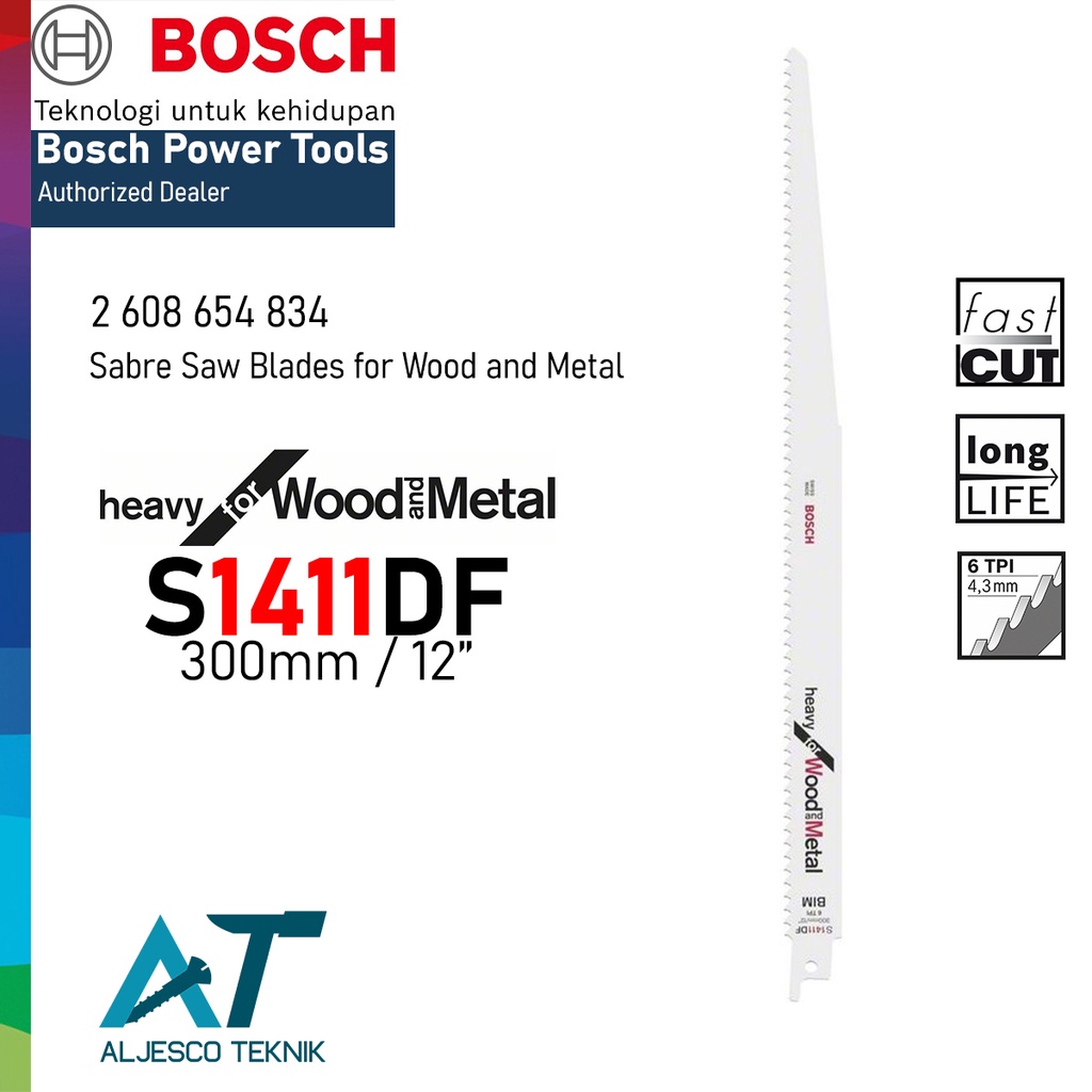 Jual BOSCH S1411DF GERGAJI SABRE METAL KAYU RECIPROCATING SAW - HEAVY ...