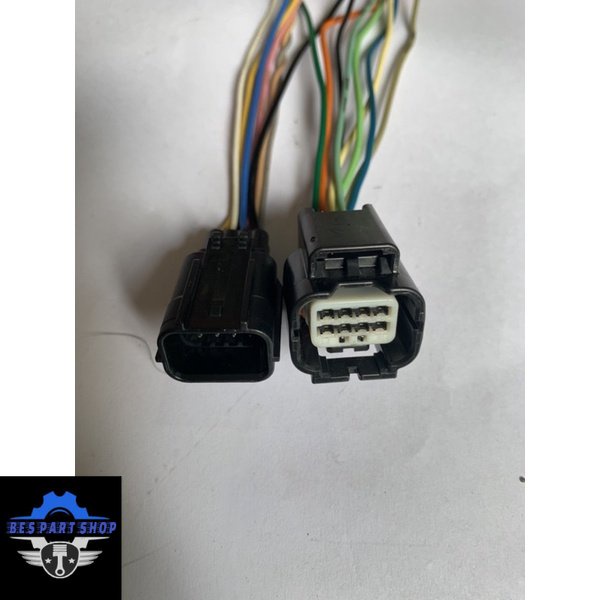 Jual socket soket kabel pin 8 sepasang universal waterproof, bisa untuk ...