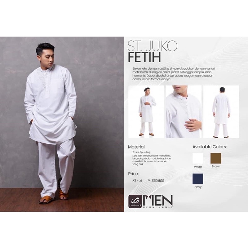 Jual PROMO!! Stelan Rabbani - ST Juko Fetih | Shopee Indonesia