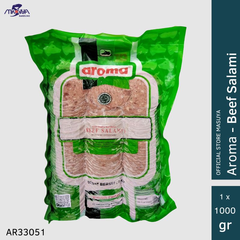 Jual AROMA - BEEF SALAMI 1KG | Shopee Indonesia
