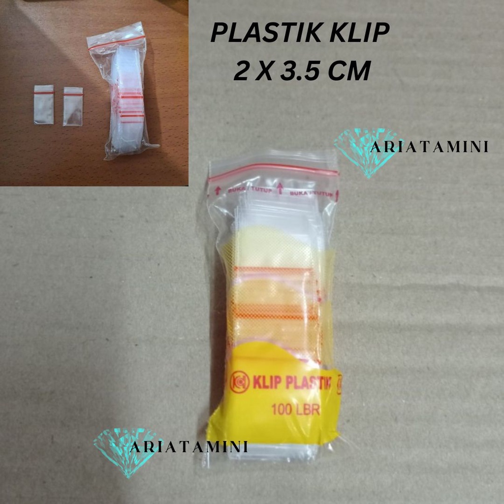 Jual Klip Kecil TEBAL 2x3.5cm / Klip 2x3.5cm / Klip Plastik 2x3.5 TEBAL ...