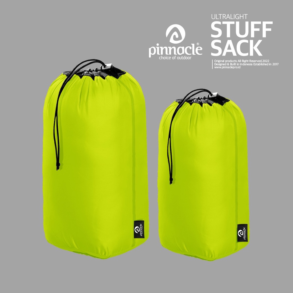 Jual Pinnacle Pro Official Stuff Sack Lite 2 in 1 - Lime | Shopee Indonesia