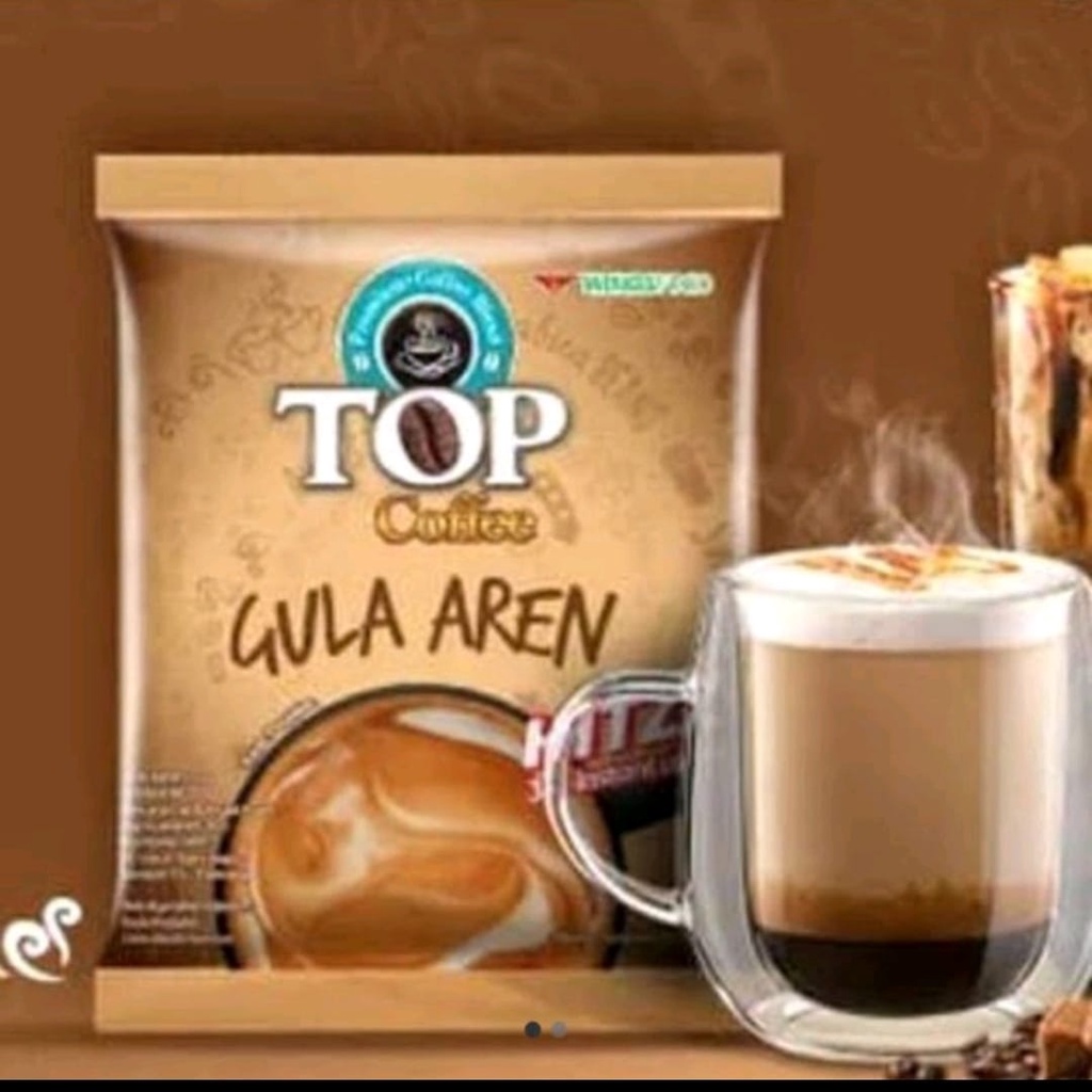 Jual Kopi Instan Top Gula Aren 9 Sachet | Shopee Indonesia
