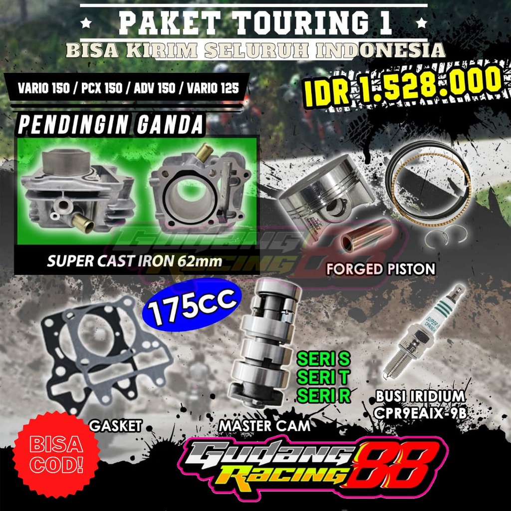 Jual PAKET BORE UP VARIO 125 / VARIO 150 / PCX 150 / ADV 150 175 CC ...