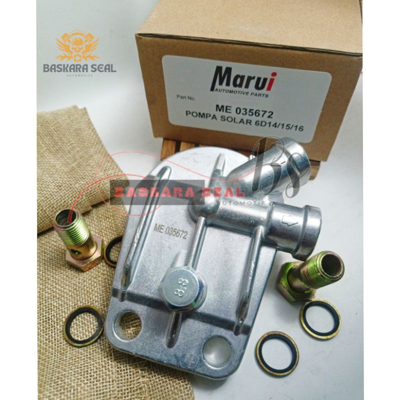 Jual BRAKET HEAD FUEL FILTER MITSUBISHI FUSO FIGHTER PS190 6D14 6D15 ...