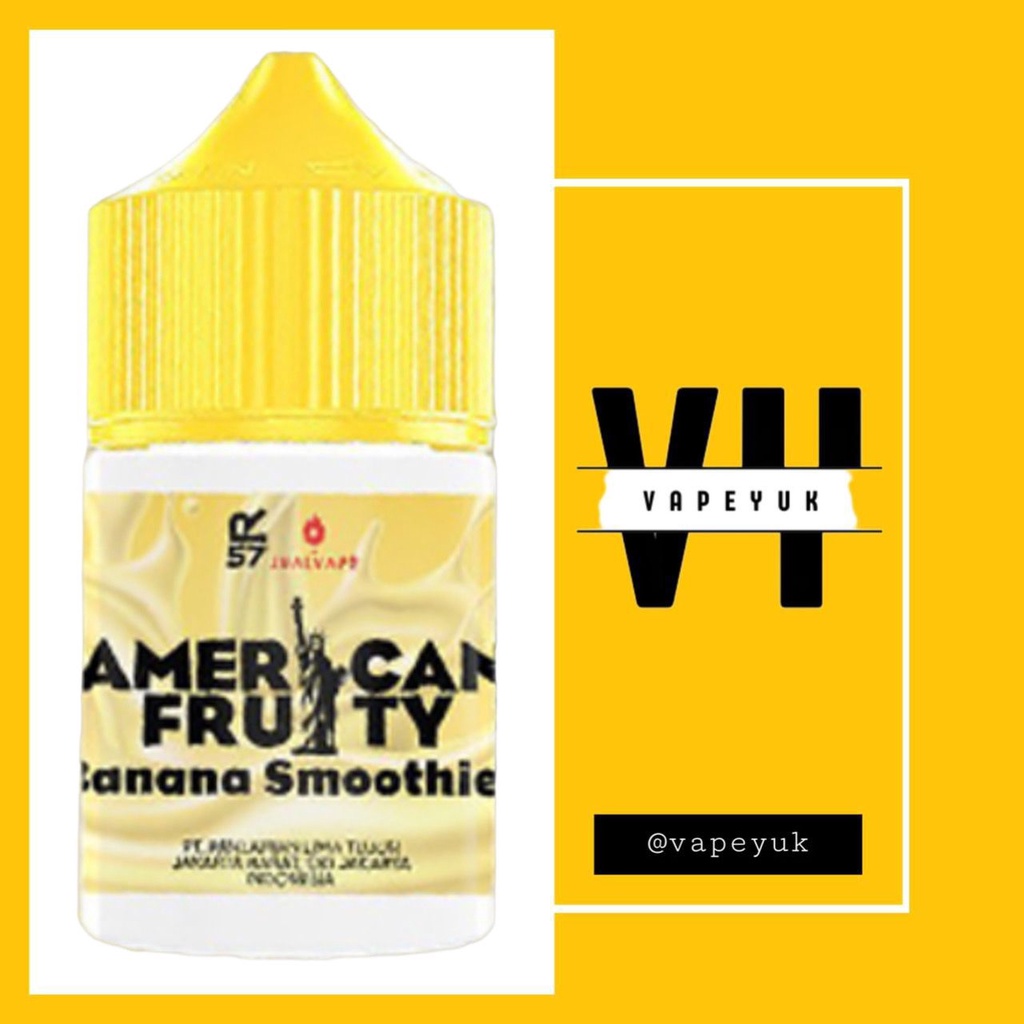 Jual American Fruity 60ml Banana Smoothies | Shopee Indonesia
