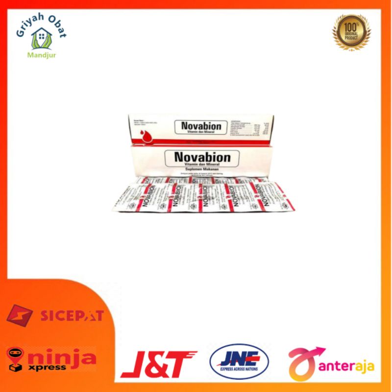 Jual novabion kapsul penambah darah | Shopee Indonesia