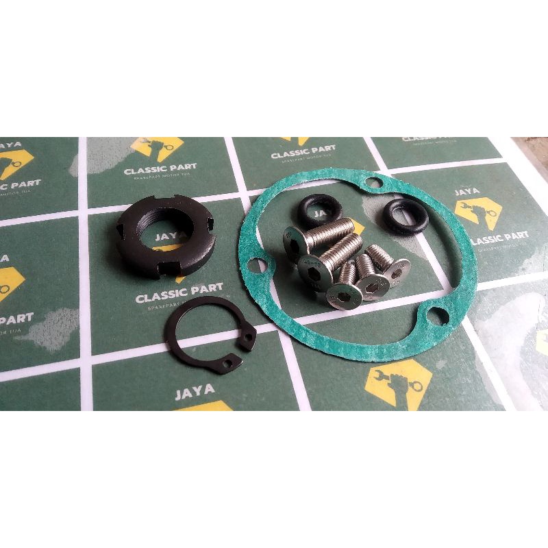 Jual BAUT MUR PACKING SEAL POMPA OLI CB100/CB125 GL100/GL125 GL PLATINA ...