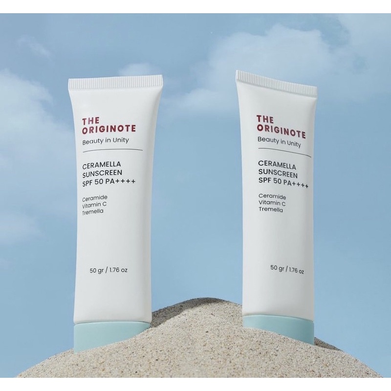 Jual THE ORIGINOTE CERAMELLA SUNSCREEN SPF 50 PA+++ 50GR | Shopee Indonesia