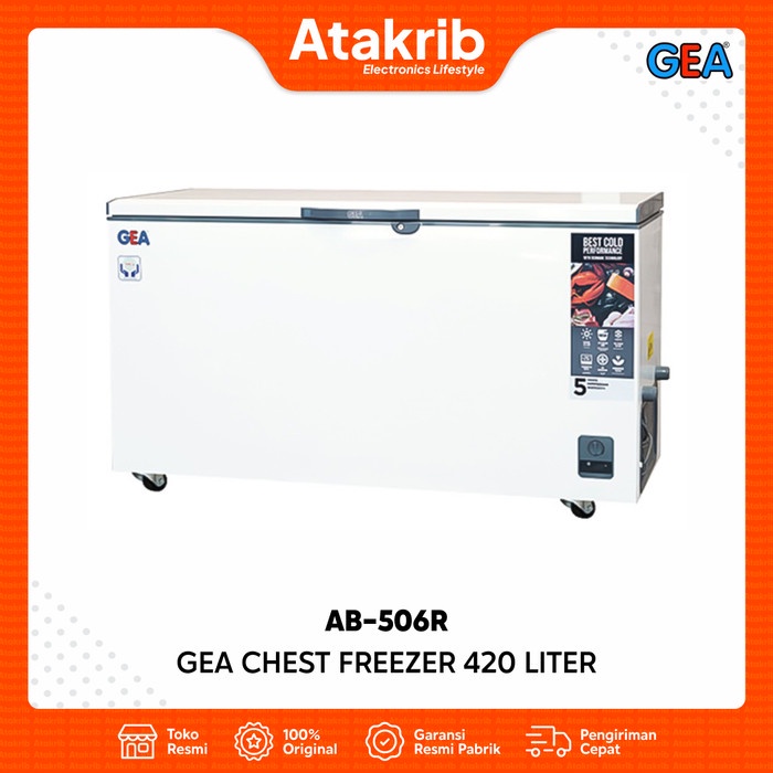 Jual GEA CHEST FREEZER AB-506R / AB 506R 420 Liter | Shopee Indonesia