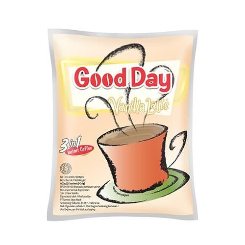 Jual GOOD DAY Vanilla Latte 1 Bag (30 x 20 gr) | Shopee Indonesia