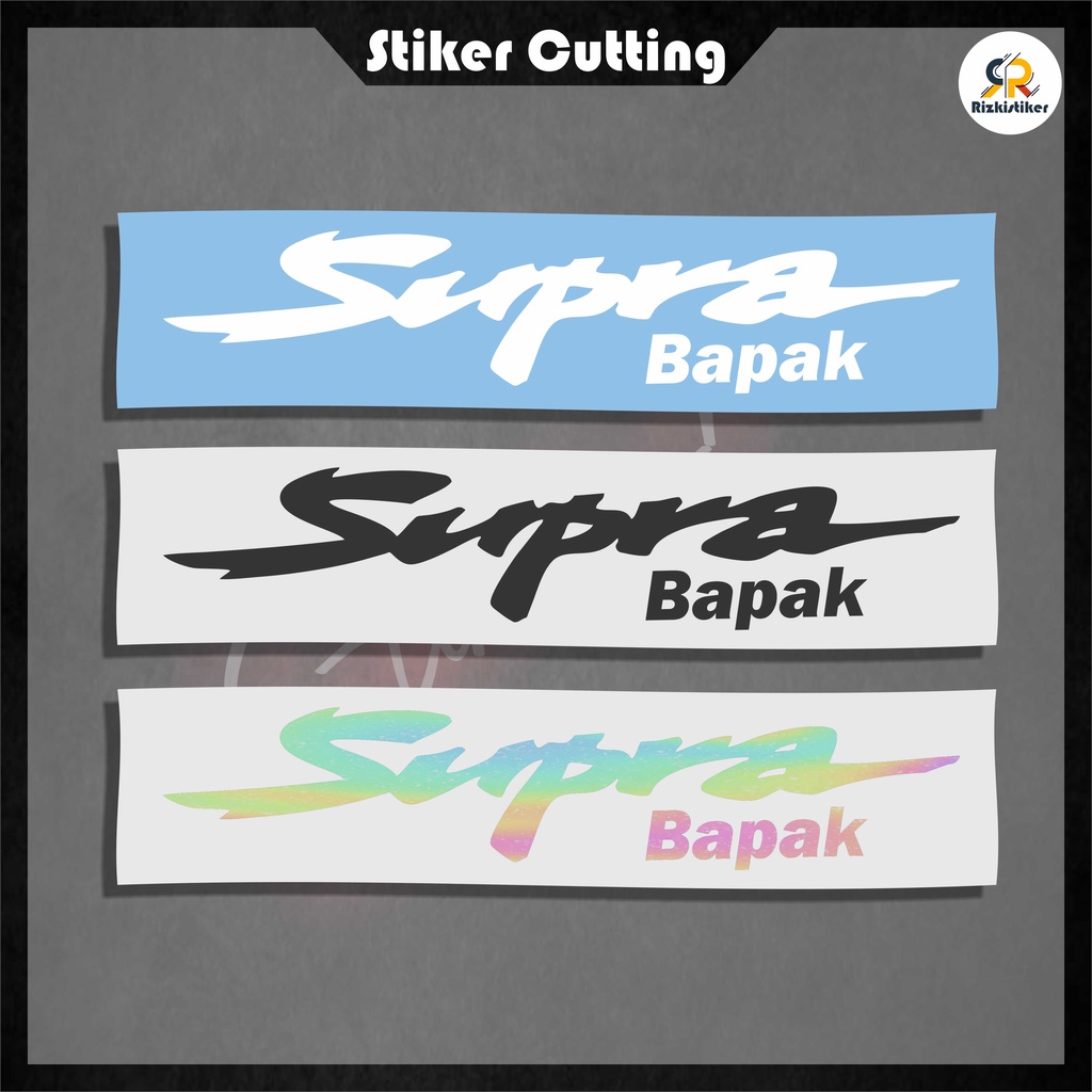 Jual STIKER/STICKER CUTTING SUPRA BAPAK MURAH TERBARU | Shopee Indonesia