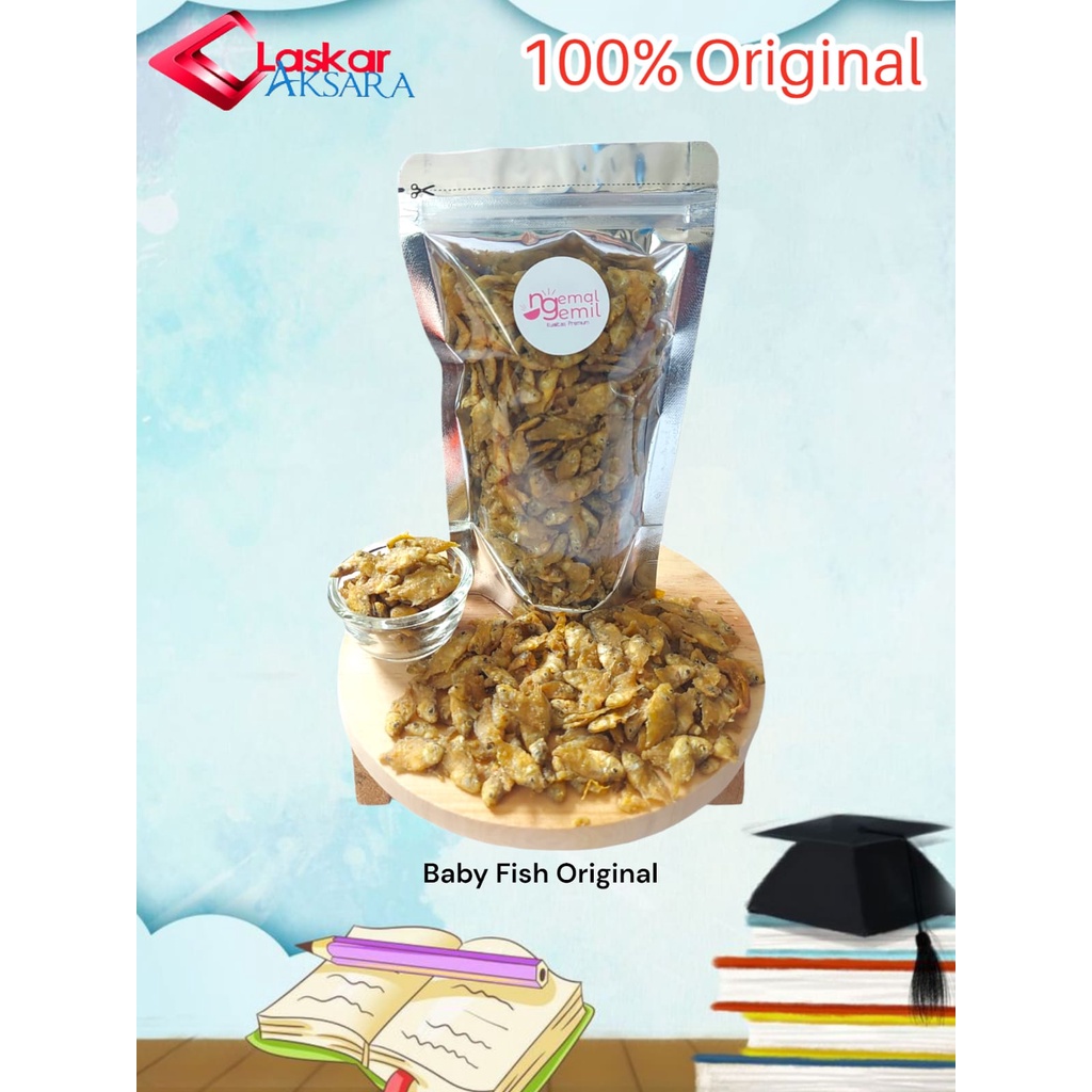 Jual Snack Cemilan Baby Fish Crispy Ikan Krispi Bumbu Original ...