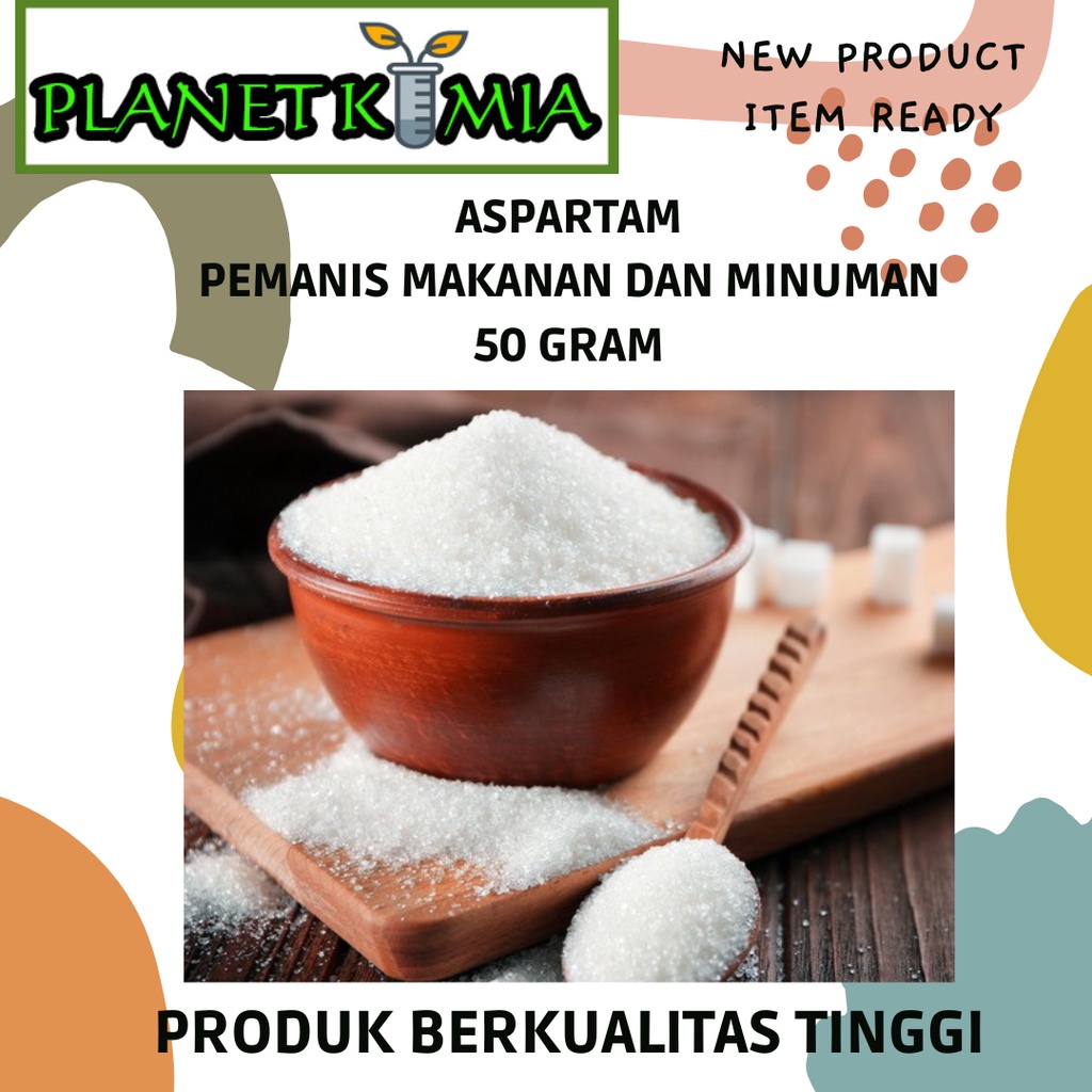Jual Aspartam Aspartame Pemanis Gula Biang Best Quality 50 Gram ...