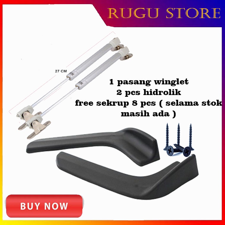 Jual Winglet Mobil - Winglet Bumper Mobil - Lips Difusser Bemper Depan ...
