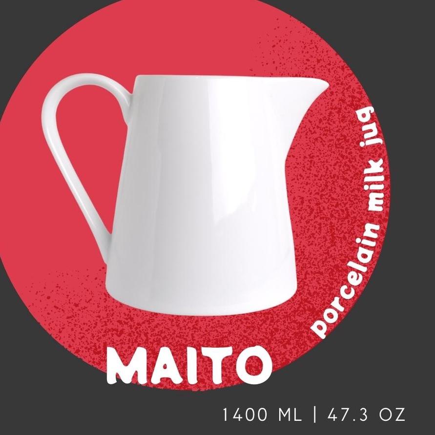 Jual New | JKH|MAITO Porcelain Milk Jug | Teko Susu Porcelain Keramik ...