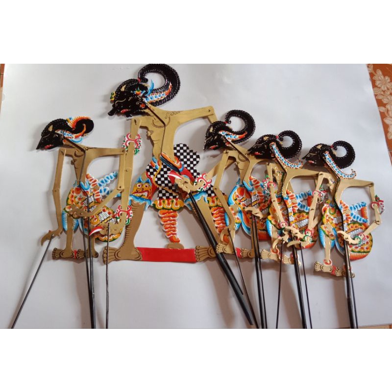Jual Wayang kertas duplex PANDAWA SATU SET ISI 5 PUNTADEWA, WERKUDARA ...