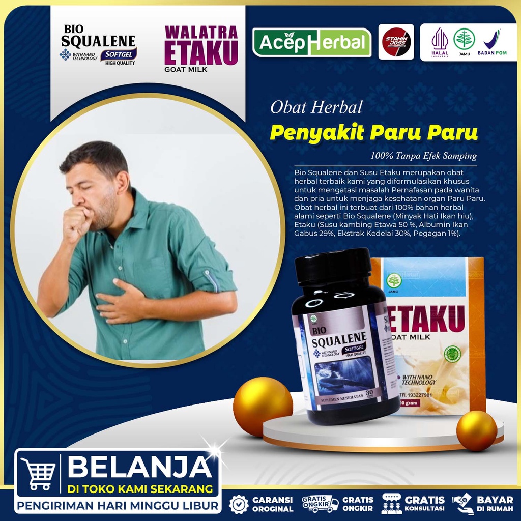 Jual Obat Herbal Pneumonia Anak Dewasa TB Paru Pembersih Flek Paru Paru Kotor TBC Tuberkulosis ...