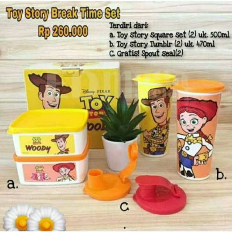 Jual toy story bread time tupperware | Shopee Indonesia