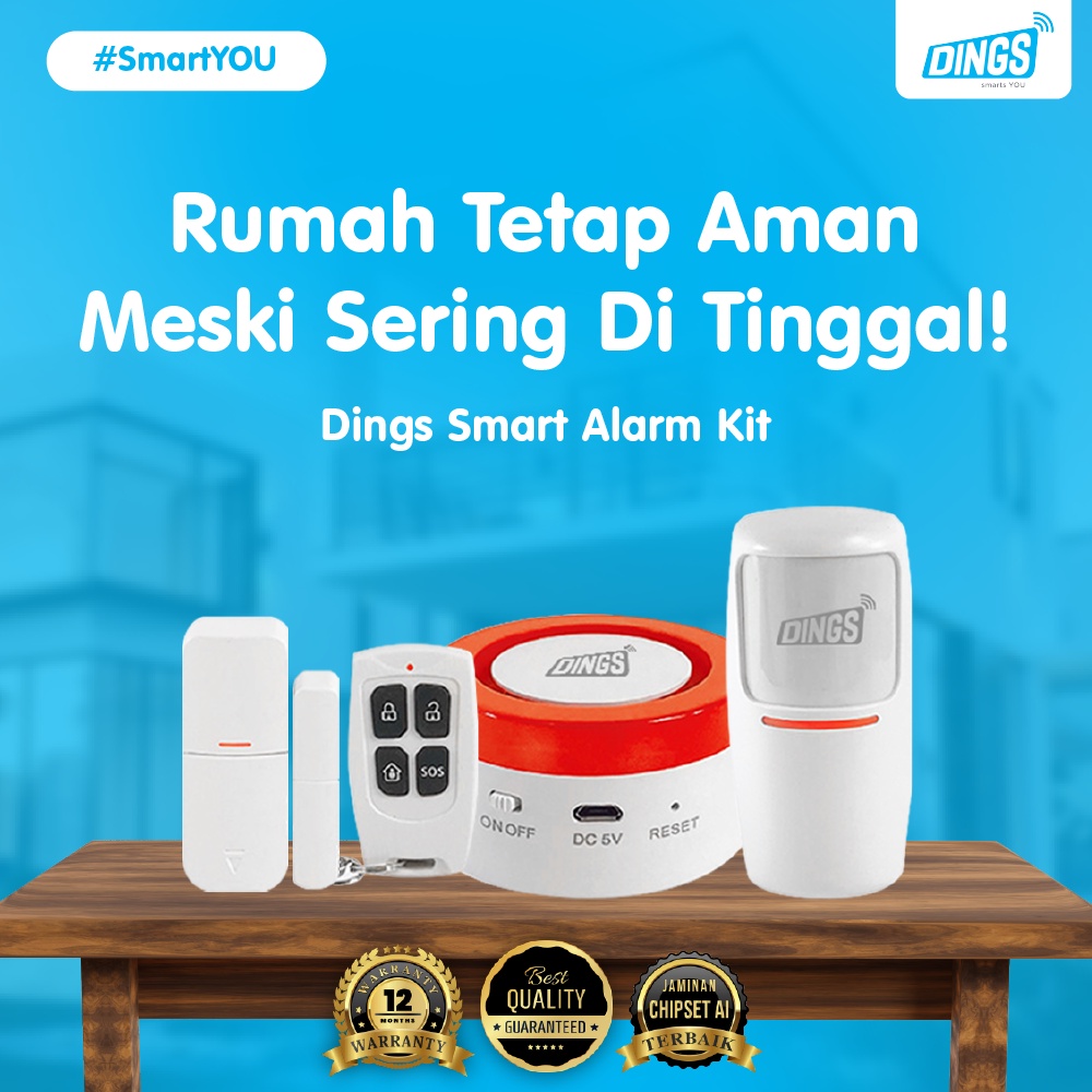 Jual DINGS Smart Alarm Kit Paket Alarm Pintar Smart Home | Shopee Indonesia