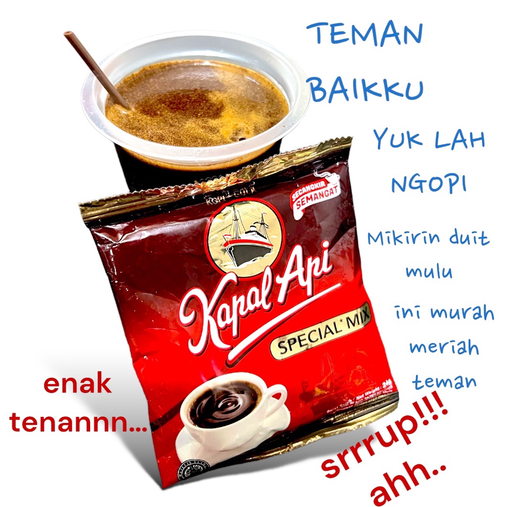 Jual KOPI KAPAL API 1 RENCENG ISI 10 PCS | Shopee Indonesia