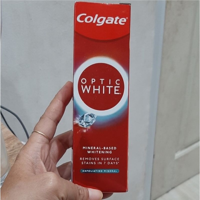 Jual pasta gigi colgate optic white 100g - gigi lebih putih dalam 7 ...