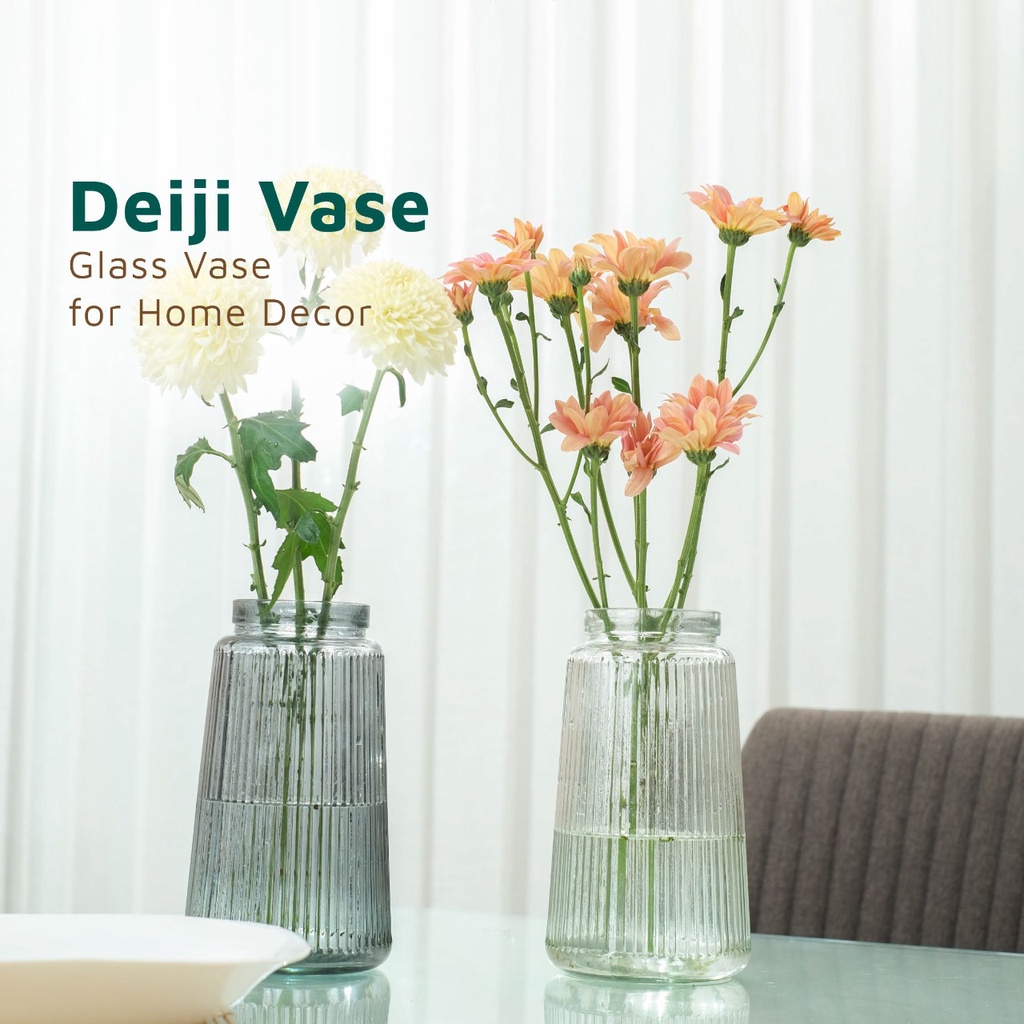 Jual Vas Bunga Kaca Cantik 20 cm Korean Vase Vas Decor Aesthetic Vas ...
