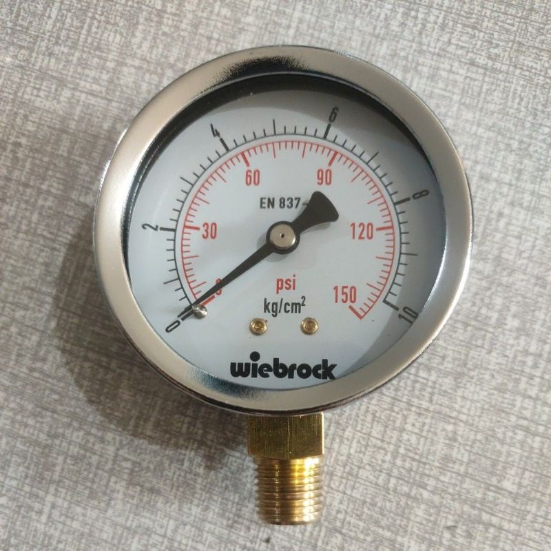 Jual Wiebrock Manometer Pressure Gauge 4 Bar & 6 Bar & 10 Bar Nagamoto ...