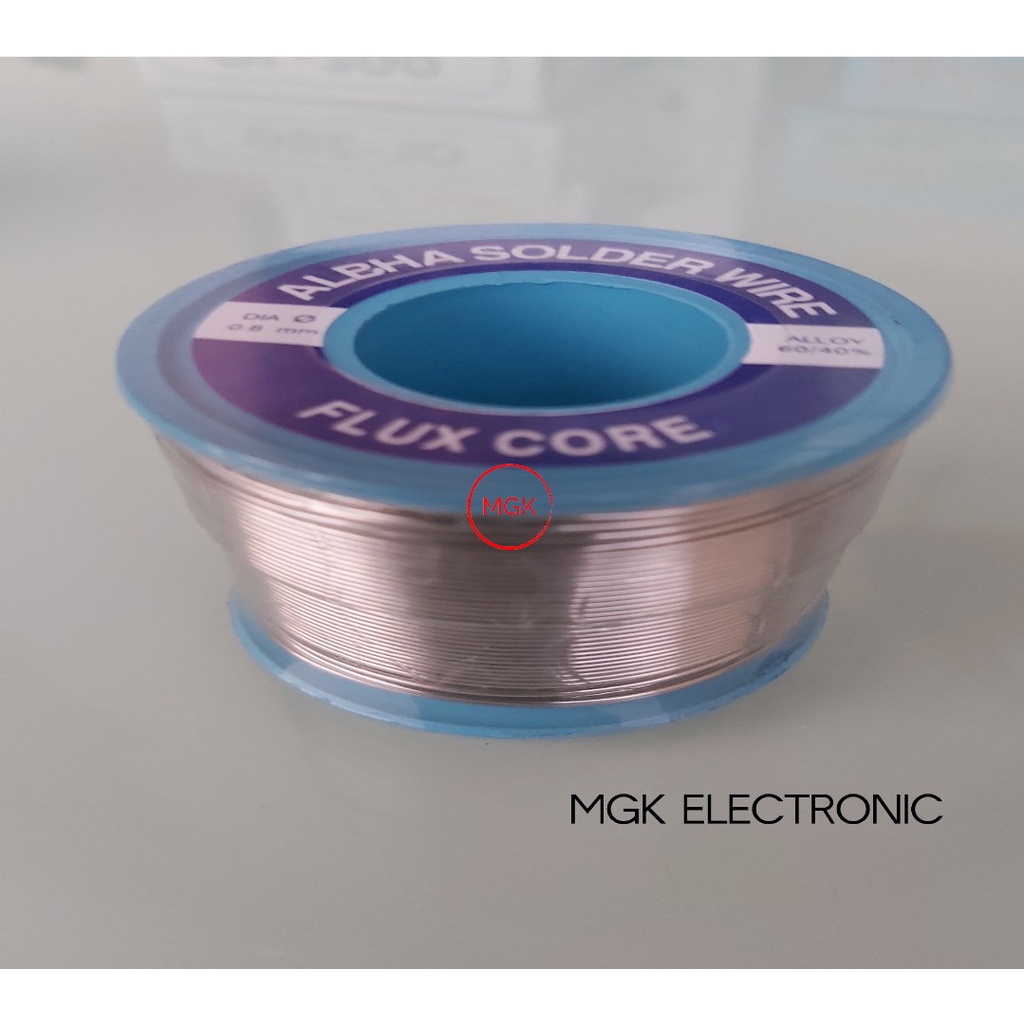 Jual Timah Alpha / Timah Solder Alpha 60/40% 0,8mm 250 gram | Shopee ...