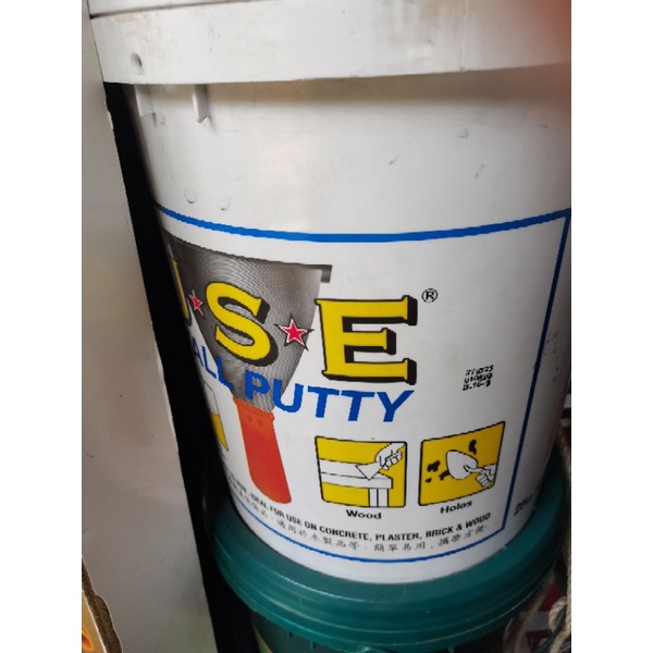 Jual Plamur / Dempul / Wall Putty Tembok U.S.E by RJ Kemasan 5kg ...
