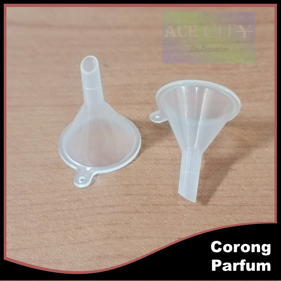 Jual Corong Mini Plastik Transparant / Funnel untuk Essensial Oil Botol ...