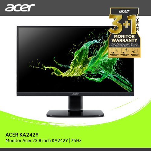 Jual ACER MONITOR LED KA242Y [23,8" IPS FHD E2E 1MS/75HZ/VGA/HDMI ...