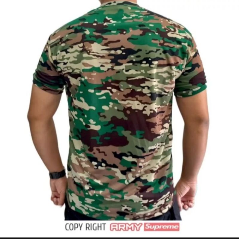 Jual BAJU PENDEK DRAIFIT LORENG TNI-AD TERBARU | Shopee Indonesia