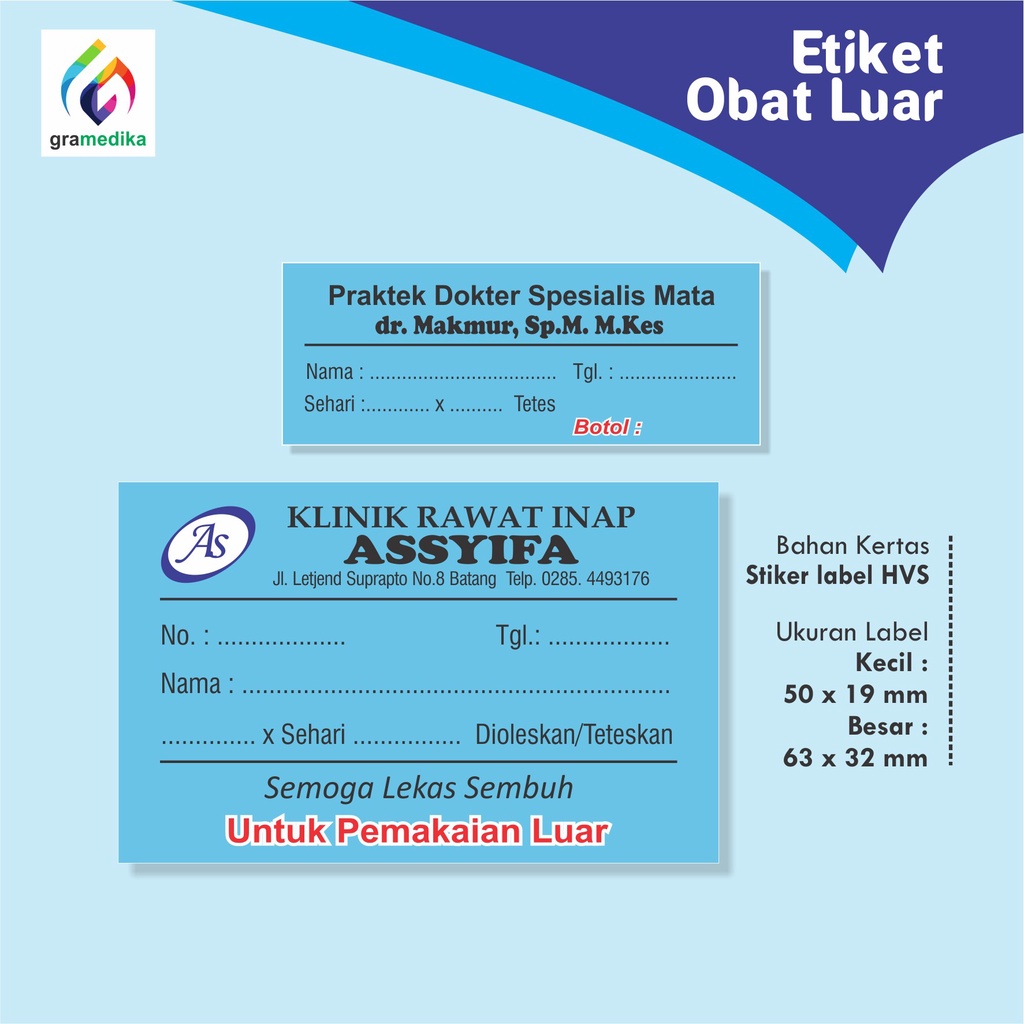 Jual ETIKET OBAT LUAR/ETIKET OBAT SALEP/LABEL OBAT LUAR | Shopee Indonesia