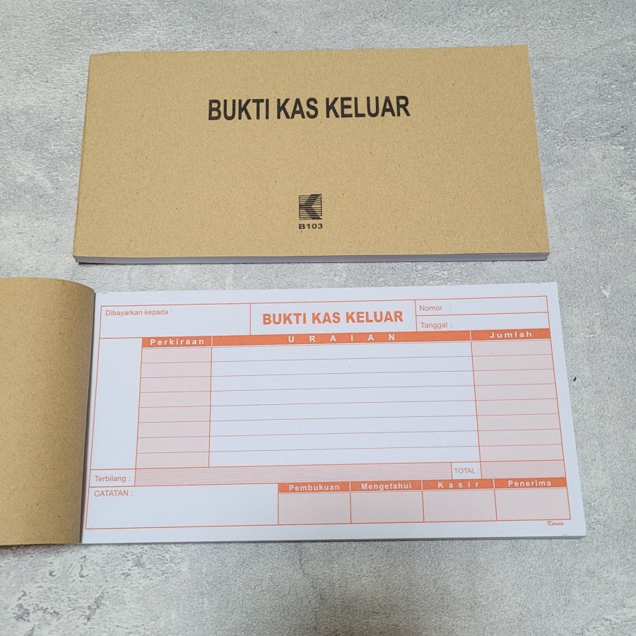Jual Buku Bukti Kas Keluar Masuk 1/3 Folio 1 Ply / Rangkap 1 | Shopee ...