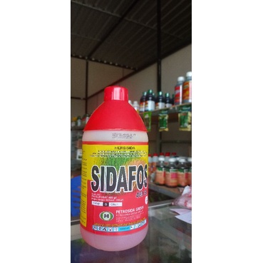 Jual HERBISIDA SIDAFOS 480 SL 1 LITER OBAT RUMPUT HERBISIDA SISTEMIK ...