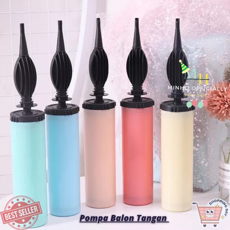 Jual Pompa Balon Tangan / Manual Hand Pump Warna Pastel | Shopee Indonesia